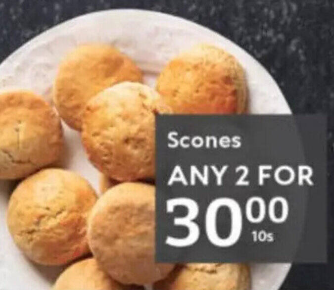 Scones specials at Oxford Freshmarket – Jul 2025