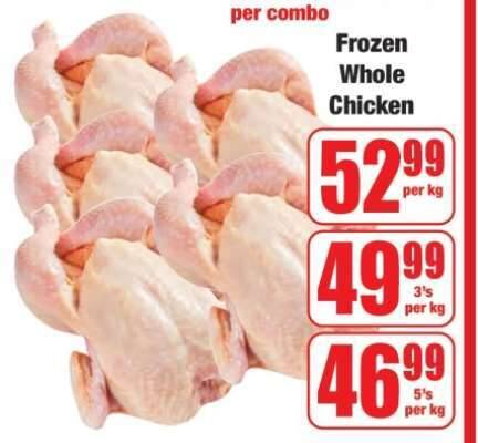 Whole chicken specials at Boxer – Jul 2025