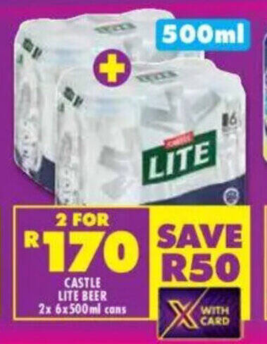 Lite specials at Shoprite Liquor – Sept 2025