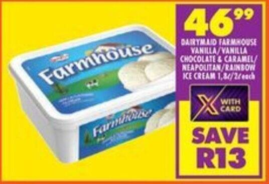 Dairymaid Farmhouse specials at Shoprite – Aug 2025