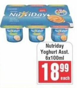 NutriDay specials at Frontline – Aug 2025
