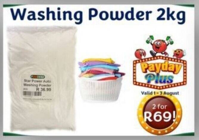 Washing powder specials at Foodeez – Aug 2025