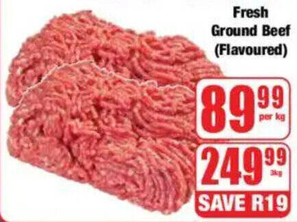 Ground beef specials at Boxer – Aug 2025