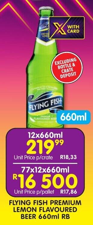 Flying Fish specials at Shoprite Liquor – Aug 2025
