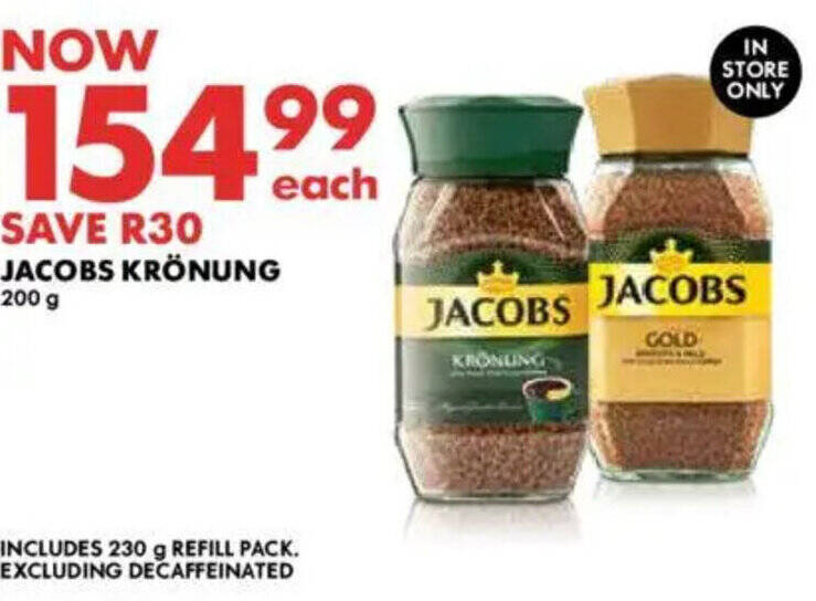 Jacobs specials – Find and view the lowest price on your next Jacobs ...