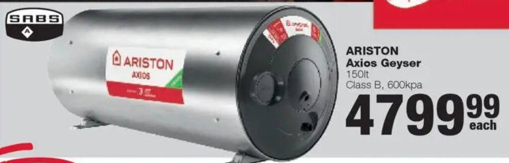 Ariston specials at Build It – Sept 2025