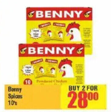 Benny specials at Big Save – Oct 2025