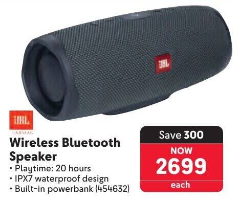 Bluetooth speaker specials at Makro – Aug 2025