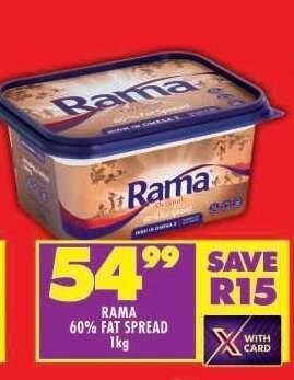 Rama specials at Shoprite – Aug 2025