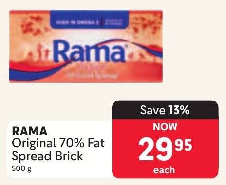 Rama specials at Makro – Aug 2025