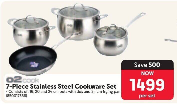 Cookware set specials at Makro – Sept 2025