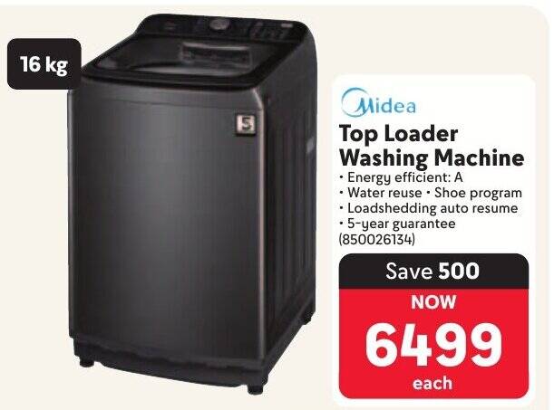 Top loader specials at Makro – Sept 2025