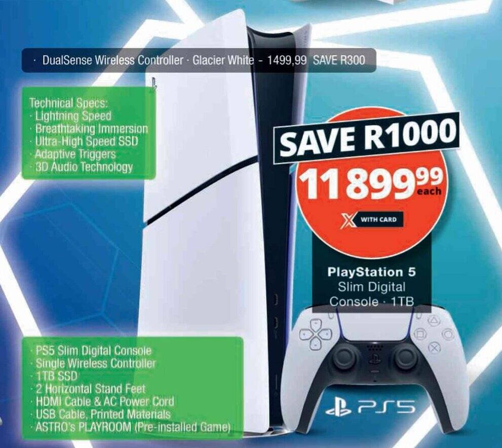 Playstation 5 Slim specials at Checkers Hyper – Aug 2025