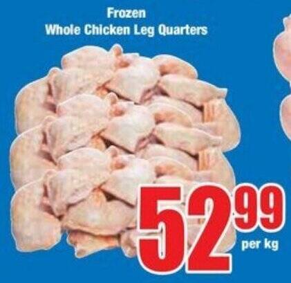 Chicken quarters specials at Boxer Superstores – Aug 2025