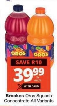 Brookes specials at Checkers – Sept 2025