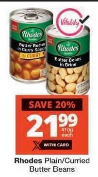 Beans specials at Checkers – Aug 2025