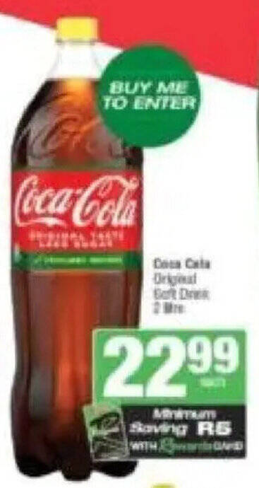 Coca cola specials at Spar – Sept 2025