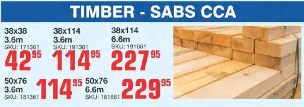 Timber specials – Find and view the lowest price on your next Timber ...