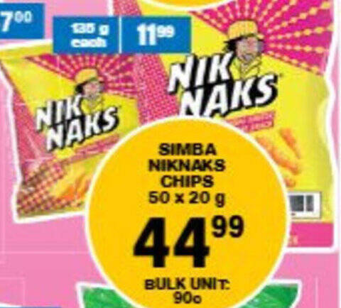 Niknaks specials at Giant Hyper – Aug 2025