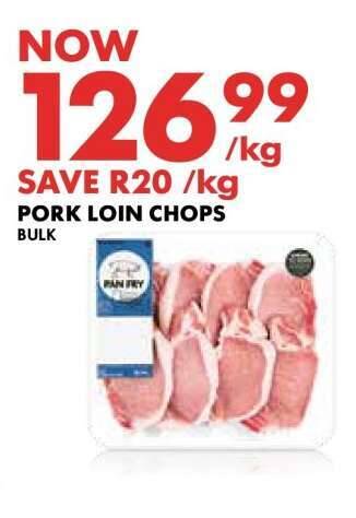 Pork loin specials at Woolworths – Aug 2025