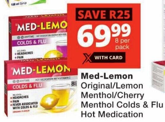 Med-lemon specials at Checkers – Aug 2025