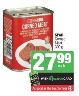 Meat specials at Spar – Oct 2025