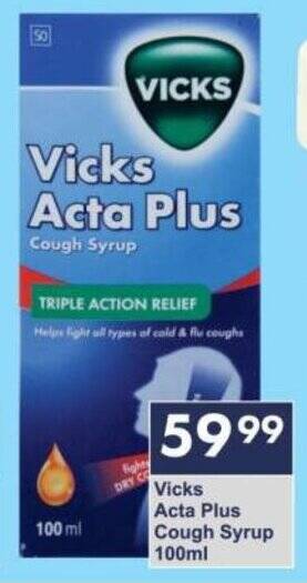 Cough syrup specials at President Hyper – Aug 2025