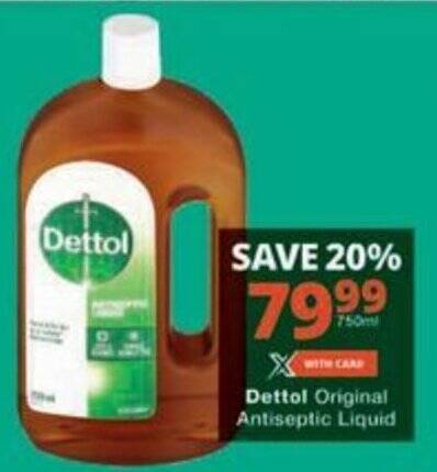 Antiseptic liquid specials at Checkers – Sept 2025