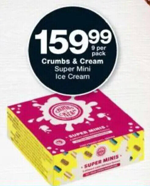 Ice Cream specials at Checkers – Oct 2025