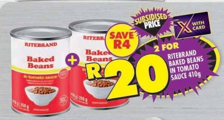 Baked beans specials at Shoprite – Sept 2025