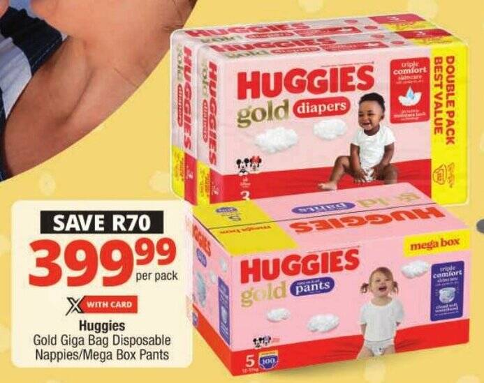 Huggies specials at Checkers – Sept 2025
