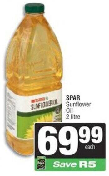 Oil specials at Spar – Sept 2025