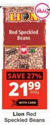 Beans specials at Checkers – Sept 2025