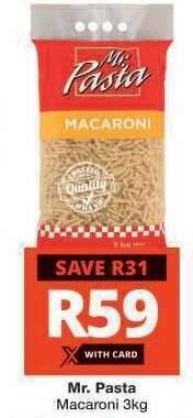 Pasta specials at Checkers – Sept 2025