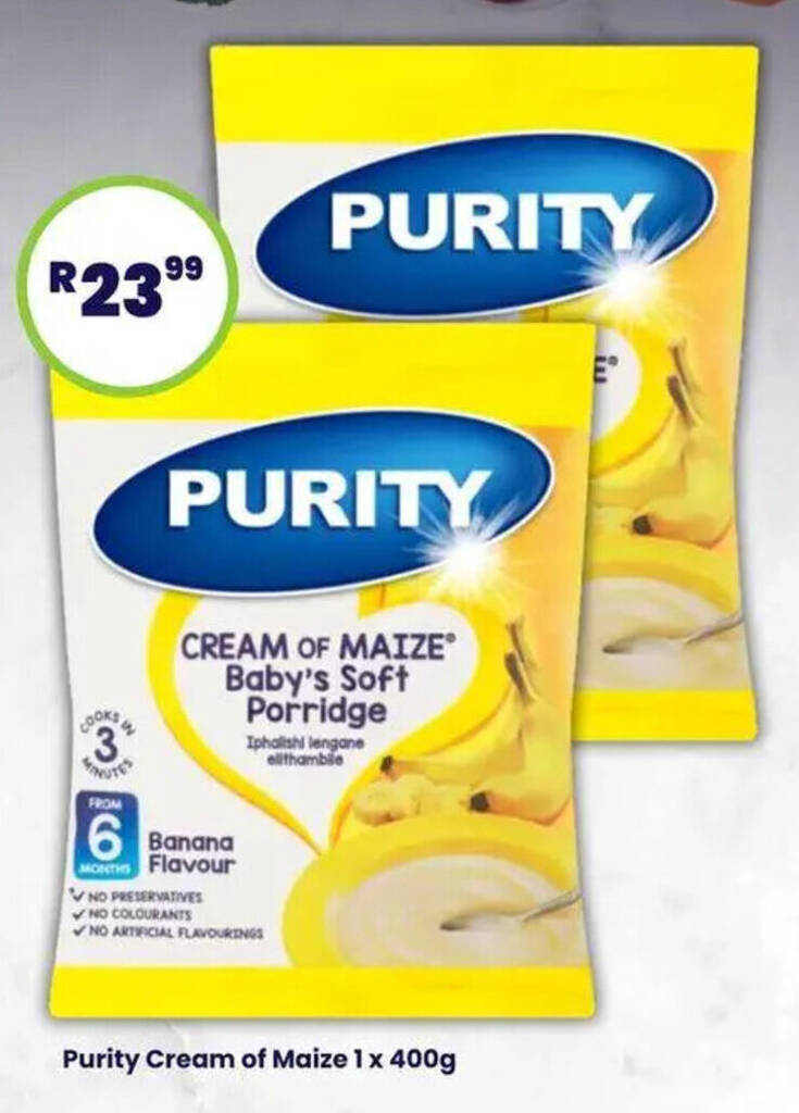 Purity specials at Super Save – Sept 2025