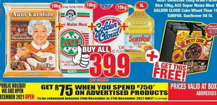 Combo offer at Boxer