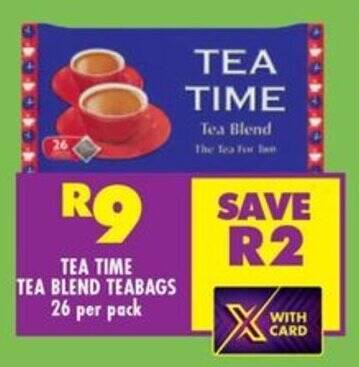 Tea specials at Shoprite – Sept 2025