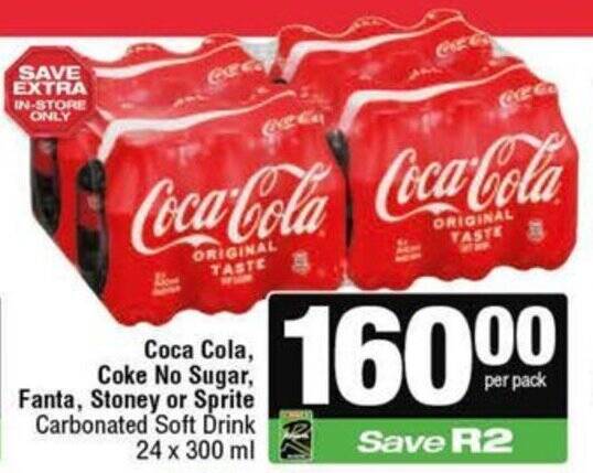 Coca cola specials at Spar – Oct 2025
