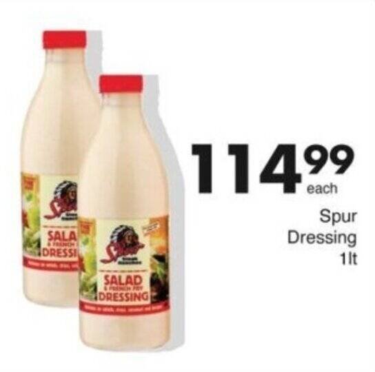 Spur Dressing specials at Save Hyper – Sept 2025