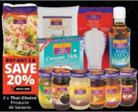 Thai-Choice Products All Variants offer at Checkers