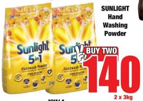 Washing powder specials at Boxer – Sept 2025