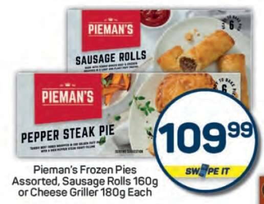 Pieman's specials – Find and view the lowest price on your next Pieman ...
