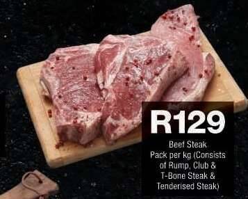 Beef specials at Checkers – Oct 2025