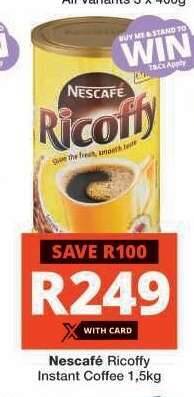 Instant coffee specials at Checkers – Oct 2025