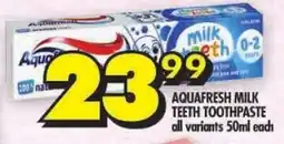 Toothpaste specials at Shoprite – Oct 2025