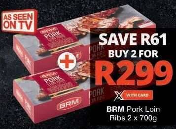 Ribs specials at Checkers – Sept 2025