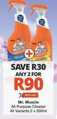 Cleaner specials at Checkers – Oct 2025