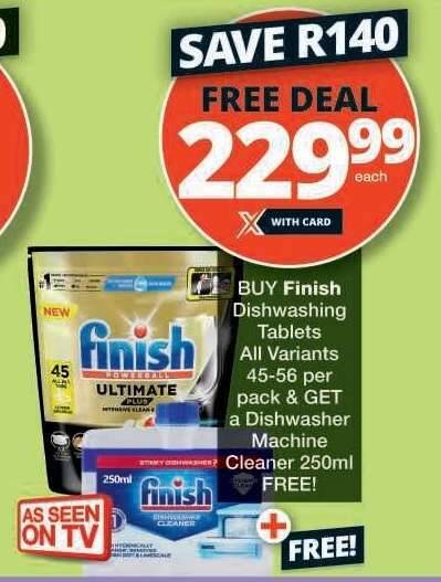 Finish specials at Checkers – Sept 2025