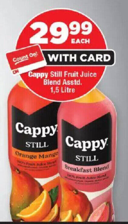 Cappy specials at OK Foods – Dec 2025