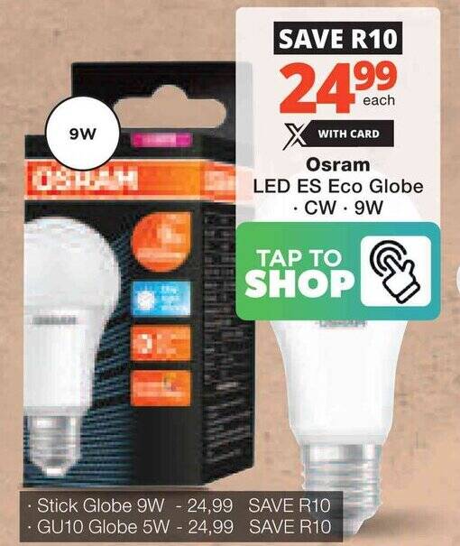 Osram specials at Checkers Hyper – Oct 2025